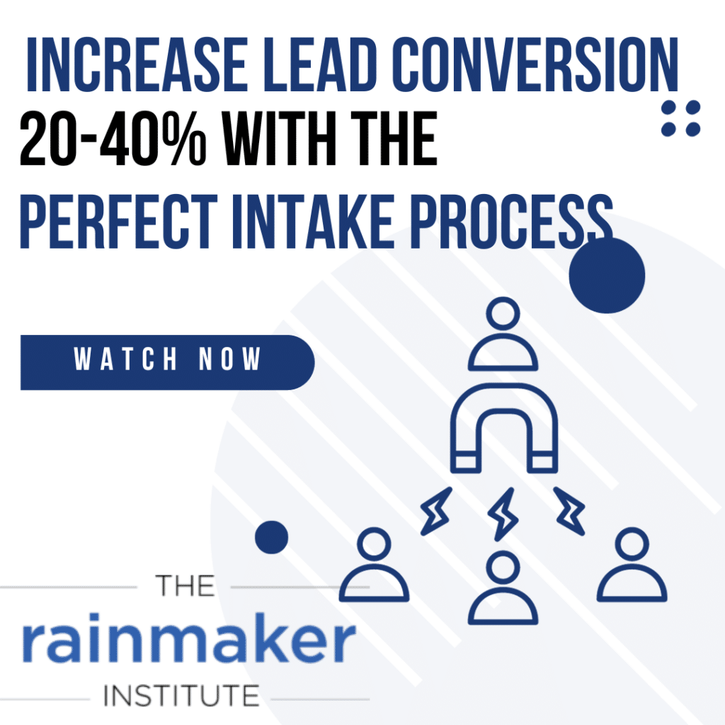 Law Firm Training | The Rainmaker Institute